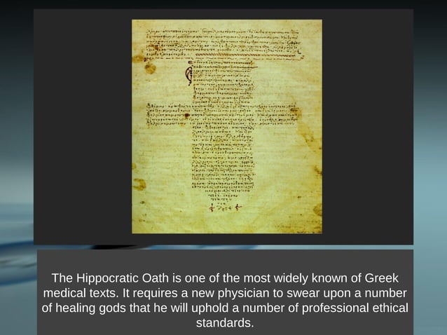 Hippocrates, The First Epidemilogy | PPT