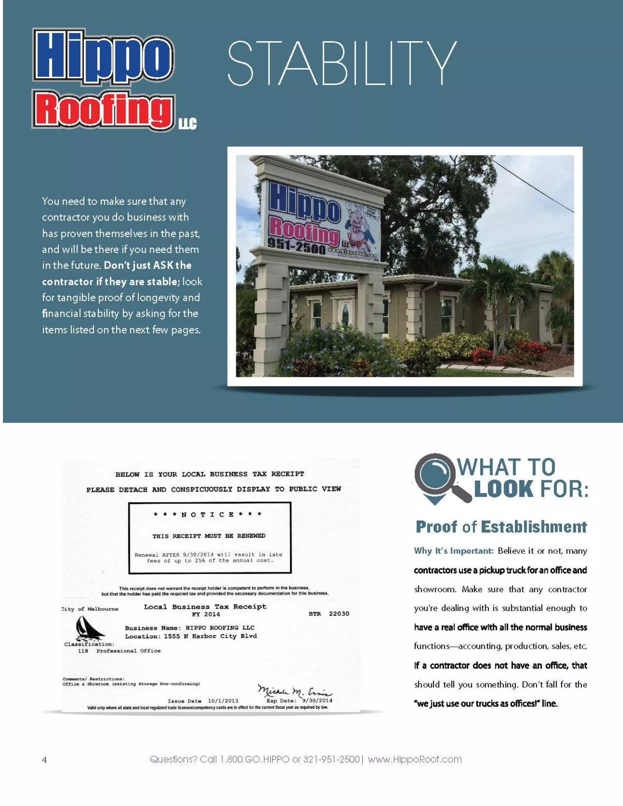 Hippo roofing llc standard guide | PDF