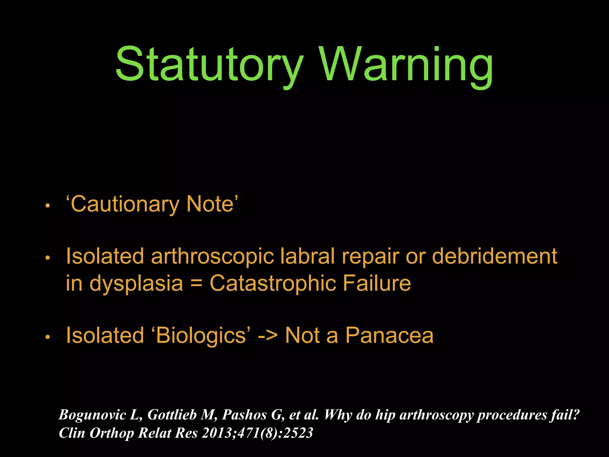 Whats New in Hip Preservation Surgery? | PPTX