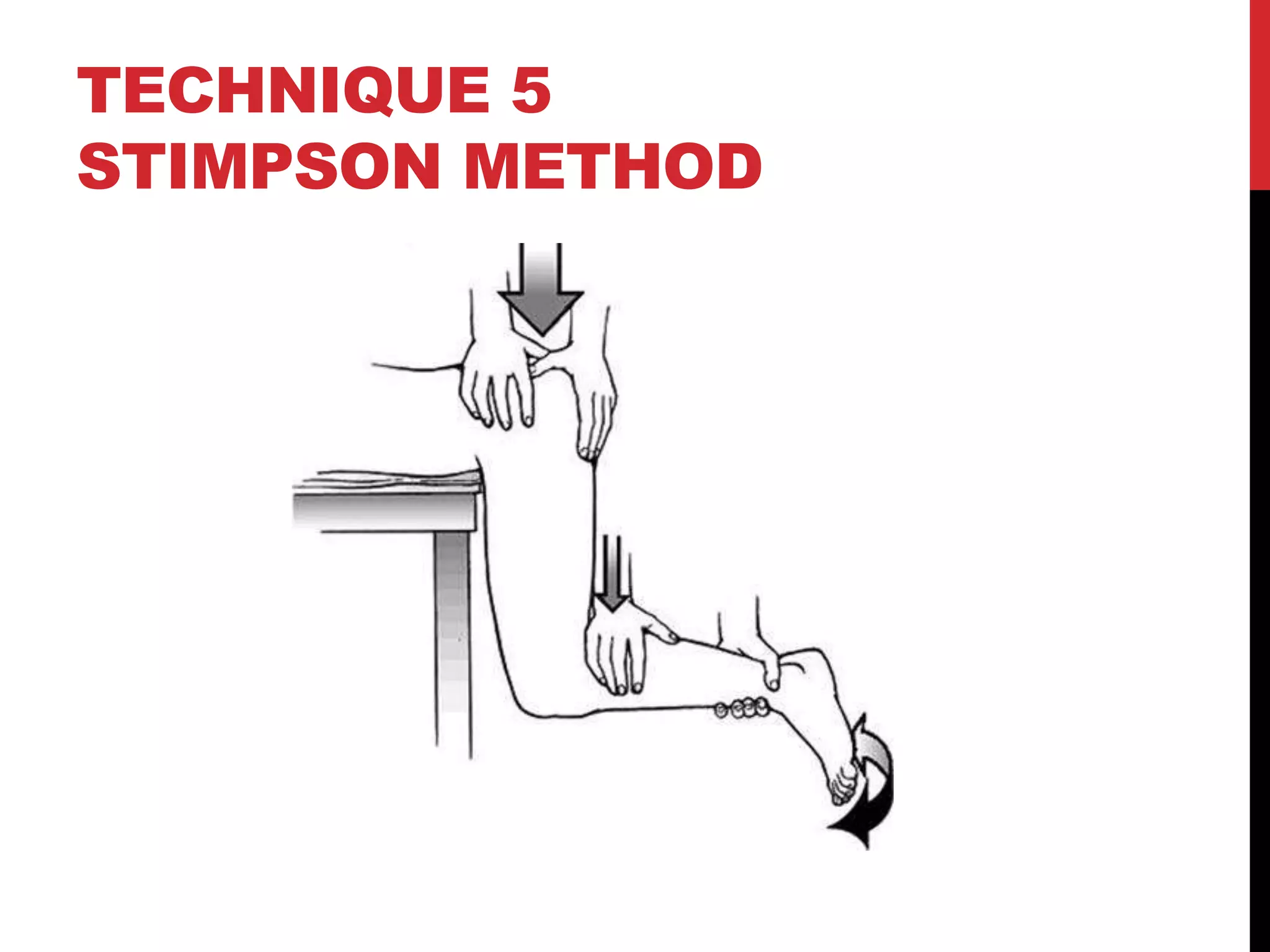 Hip Reduction Techniques | PPTX