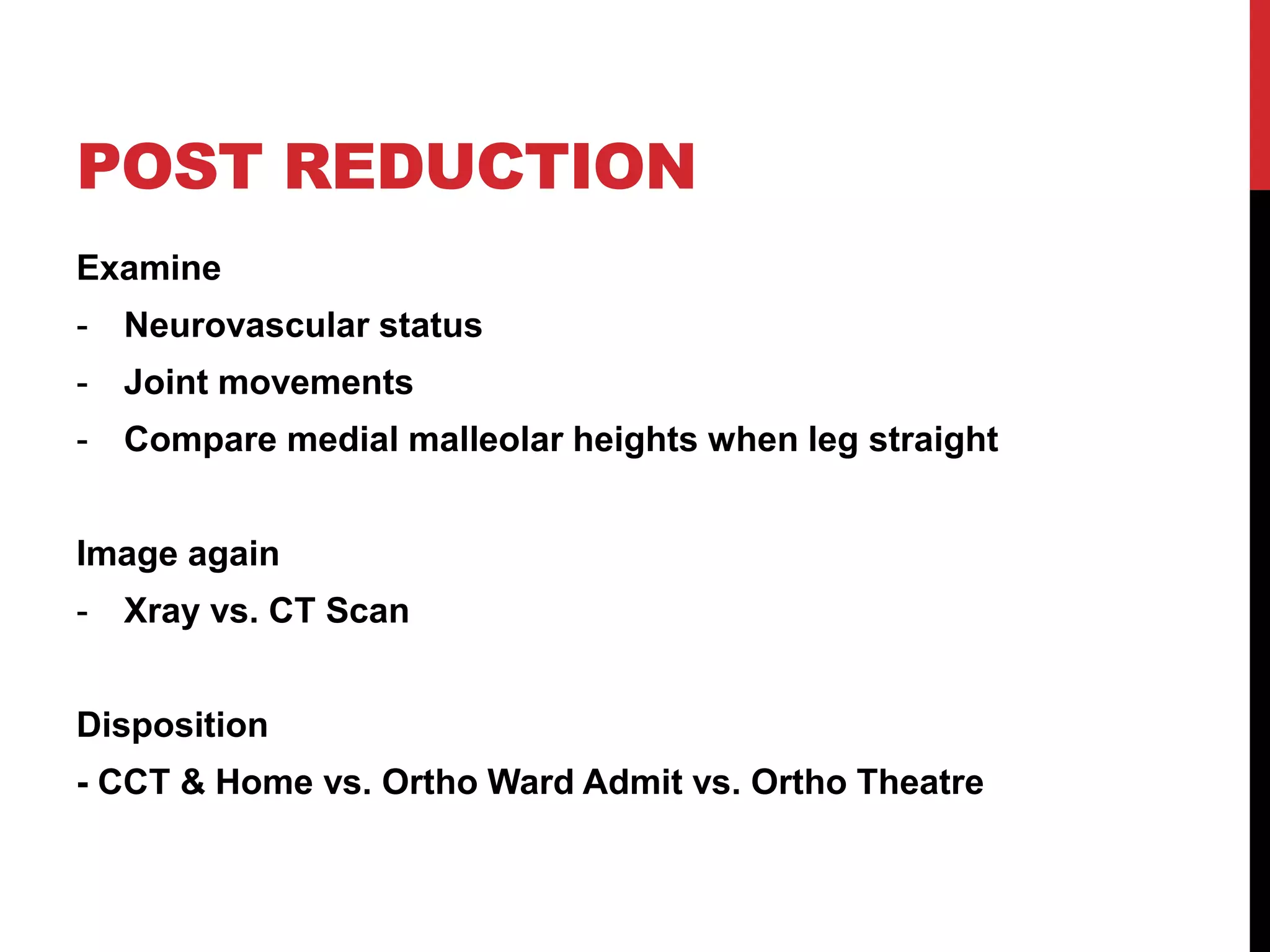 Hip Reduction Techniques | PPTX