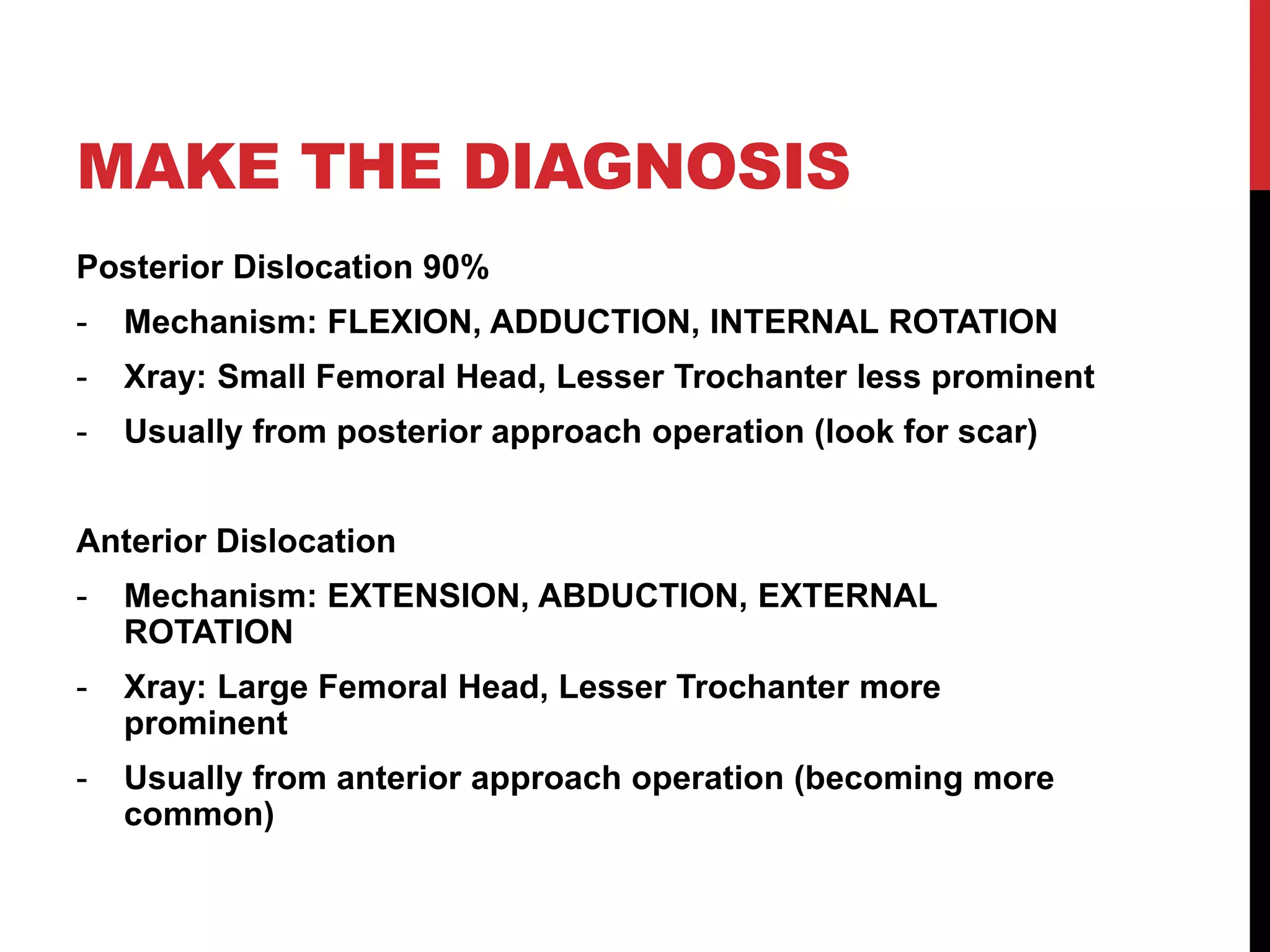 Hip Reduction Techniques | PPTX