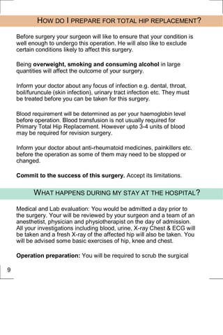 Hip Replacement Surgery Guide(English) - FAQ Answered by India's best ...