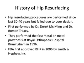 Hip Resurfacing | PPTX