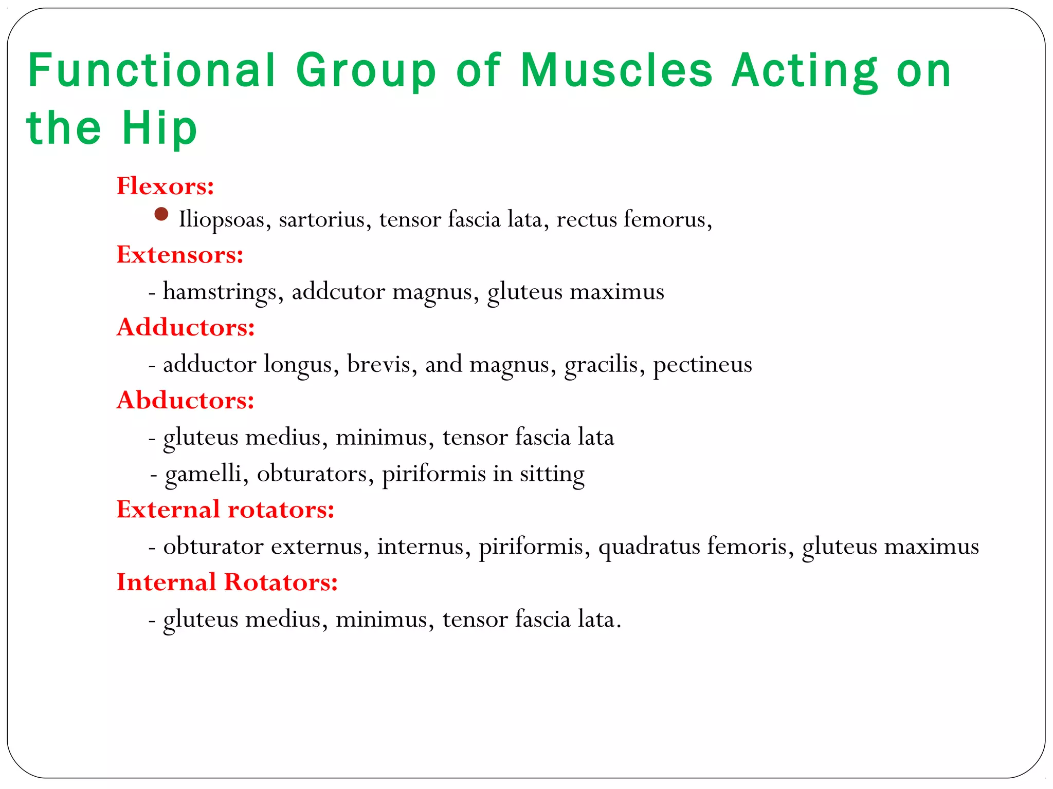 Clinical Examination of Hip | PPT