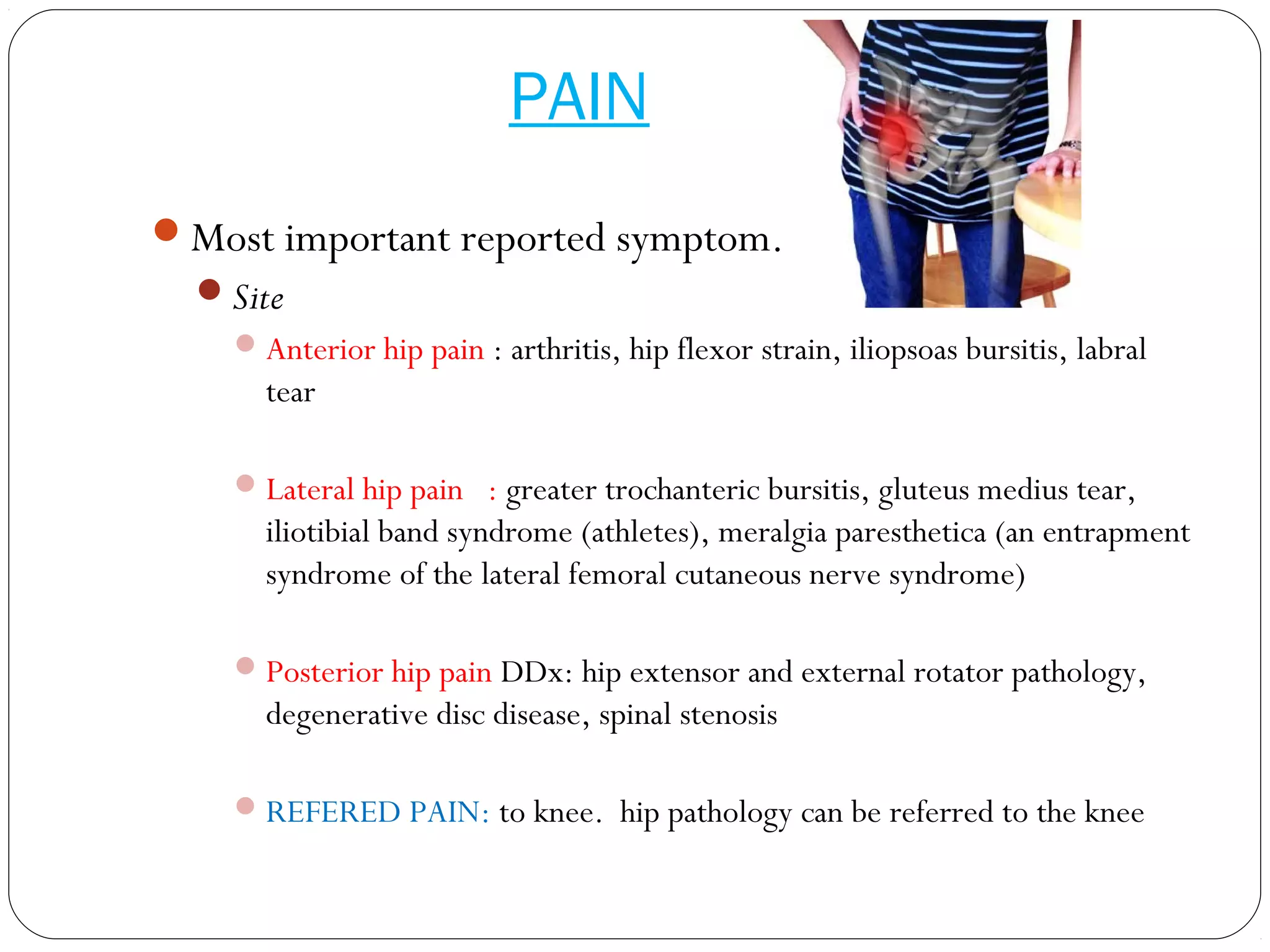 Clinical Examination of Hip | PPT