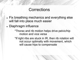 Hip shifts and rotations causes, assessments and corrections | PPT