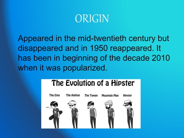 Urban Tribes-Hipsters | PPT