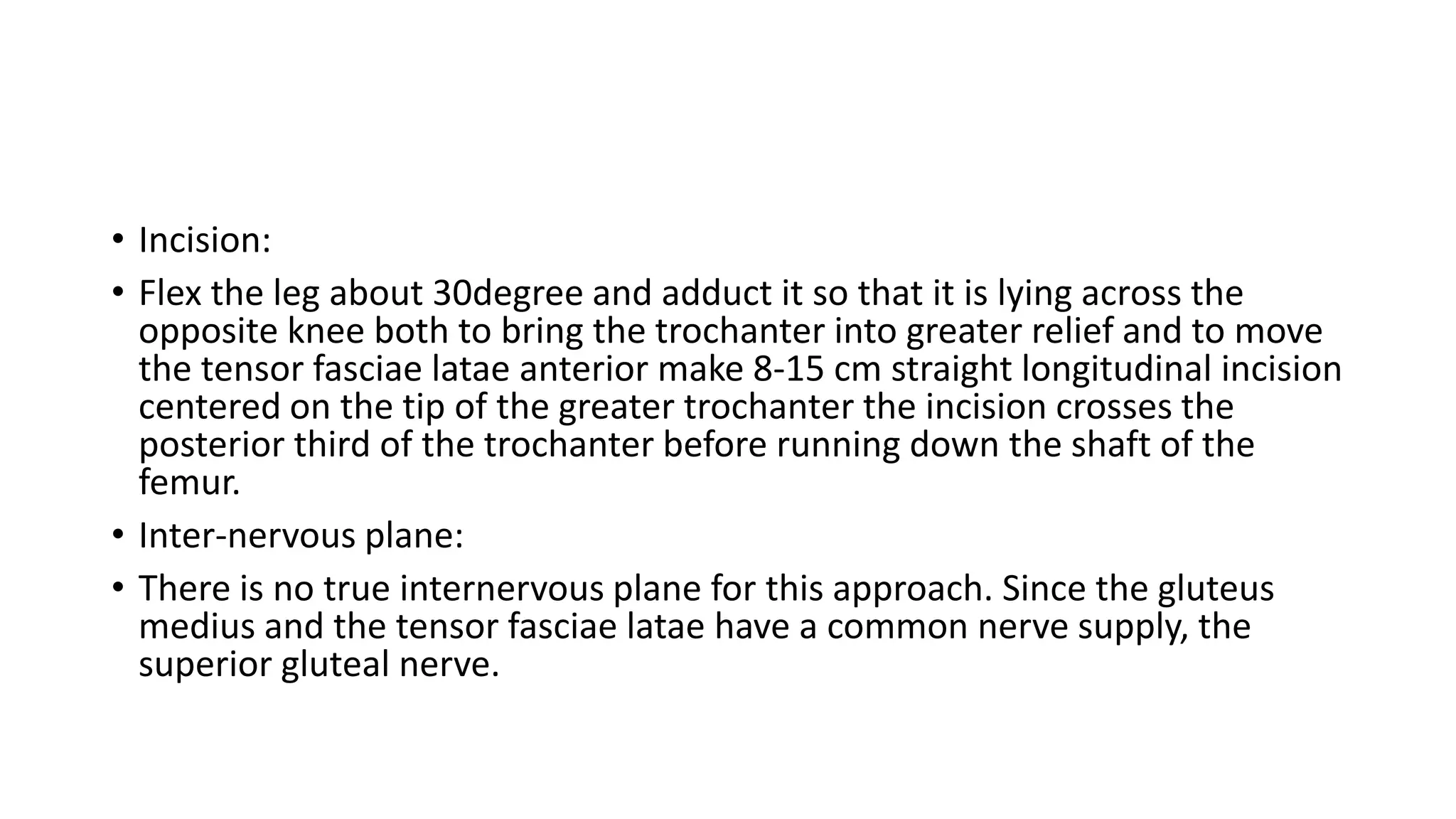 Hip surgical approach | PPTX