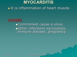 Inflammatory conditions of heart | PDF
