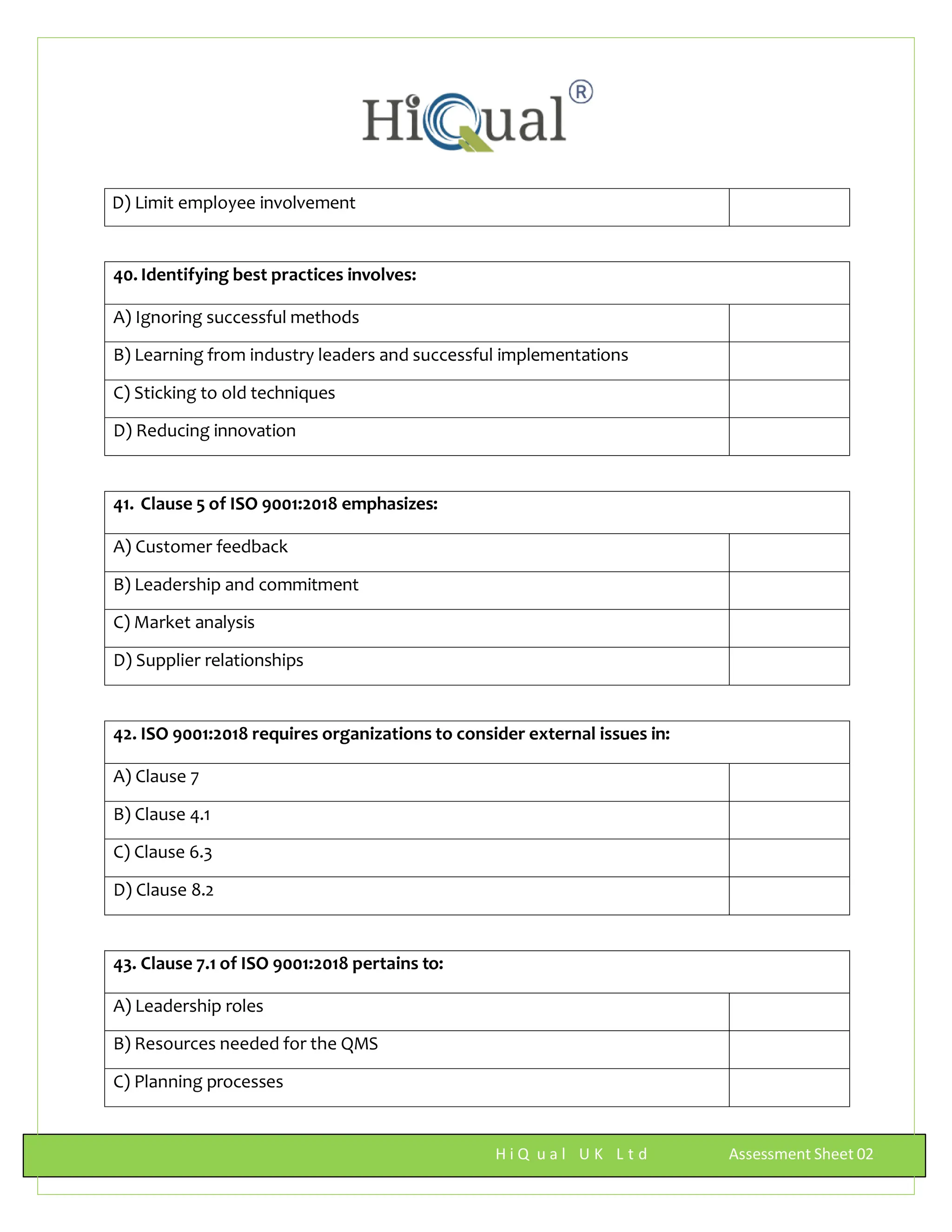 HiQual UK ISO 9001_2018 QMS Lead Auditor-Assessment Sheet 02.pdf