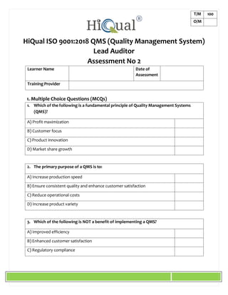 HiQual UK ISO 9001_2018 QMS Lead Auditor-Assessment Sheet 02.pdf