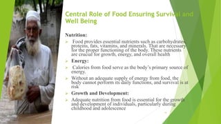 Role of food in disaster response | PPTX