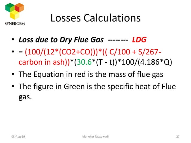 Boiler Efficiency Calculations | PDF