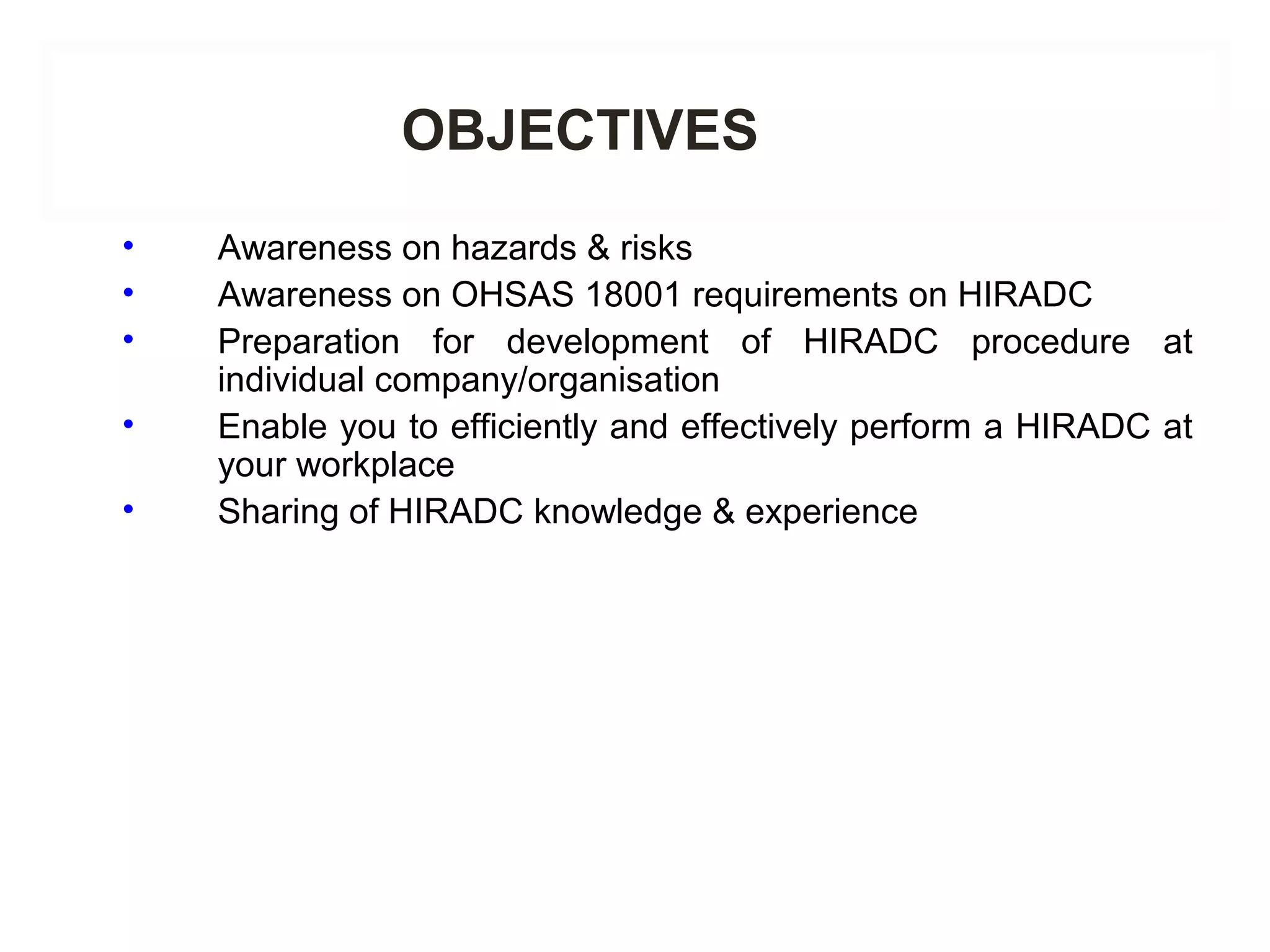 HIRADC | PPT