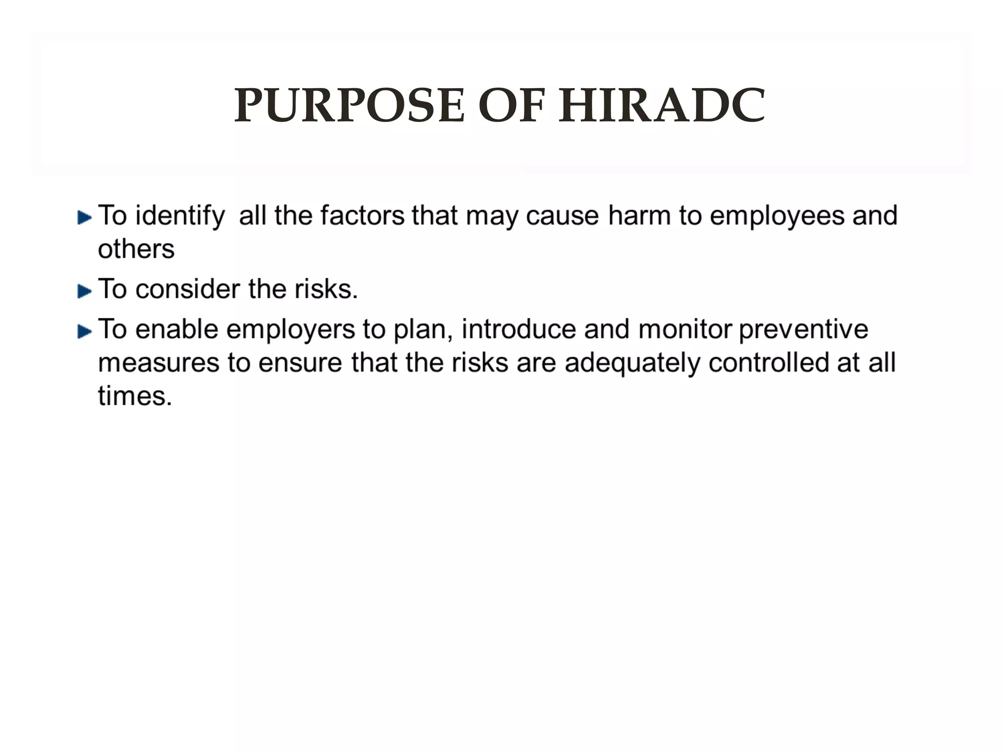 HIRADC | PPT