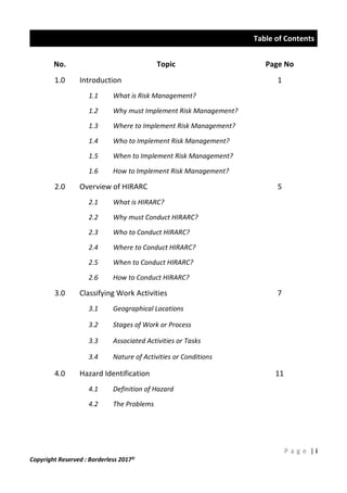 HIRARC : Made Simple to Understand | PDF