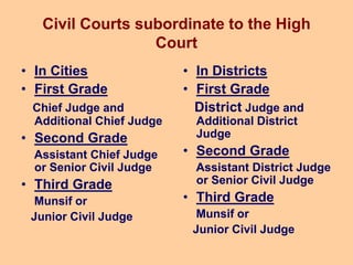 Hirarchy of civil court | PDF