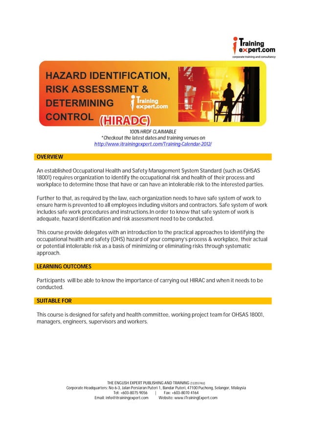 Hirarc public program_course_brochure by i_trainingexpert | PDF