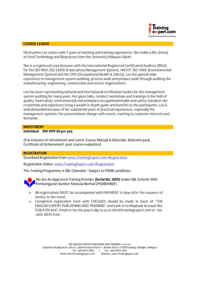 Hirarc public program_course_brochure by i_trainingexpert | PDF