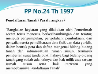 HIRARKI HUKUM Pejabat Pembuat akta tanak | PPT