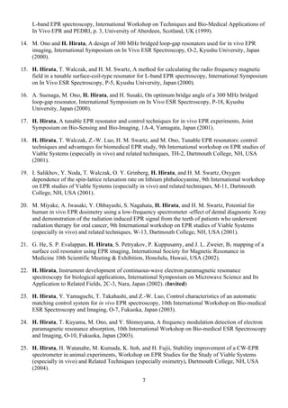 Hirata publication list | PDF