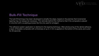 Traditional Layering vs. Modified Bulk Filling | PPT