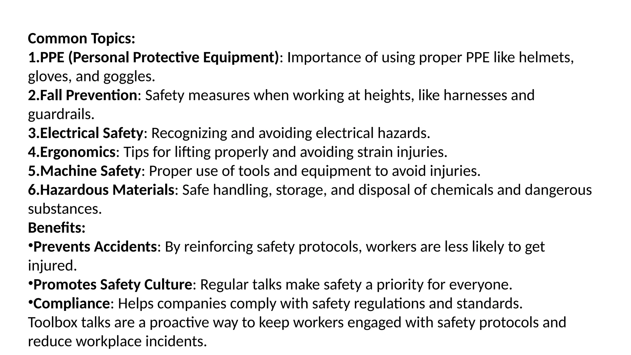 HIRA & TBT Basics for work place site safety | PPTX | Medical Health