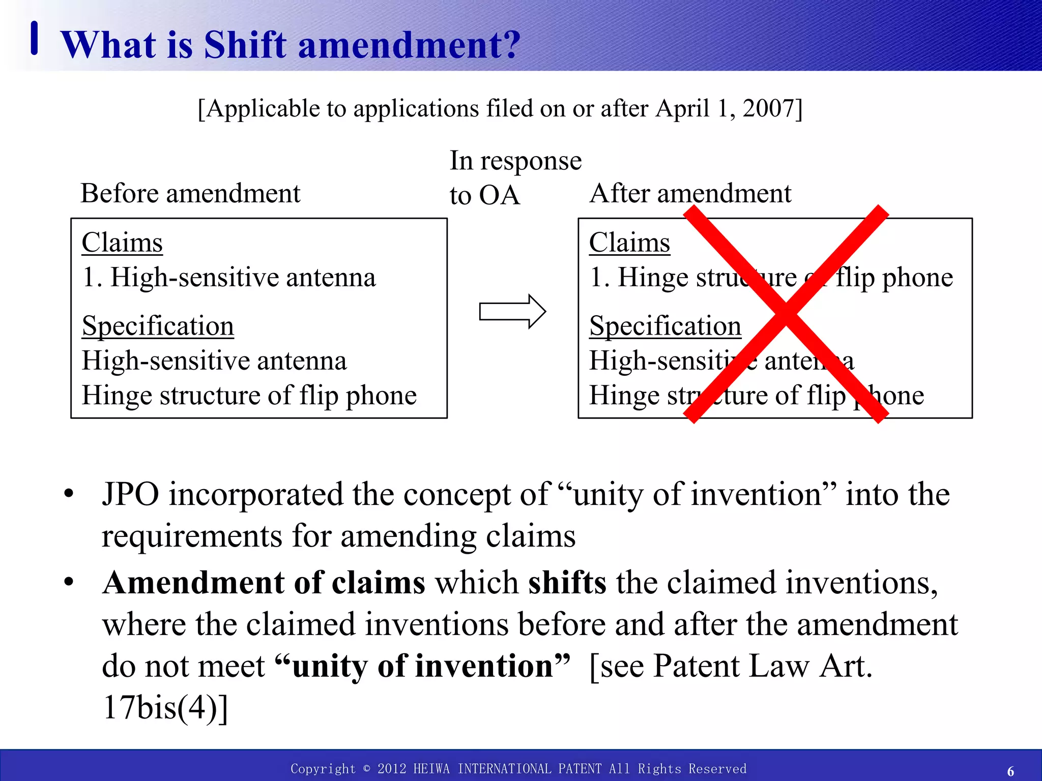 Japan Position on Unity of Invention and Examination Practice | PPTX
