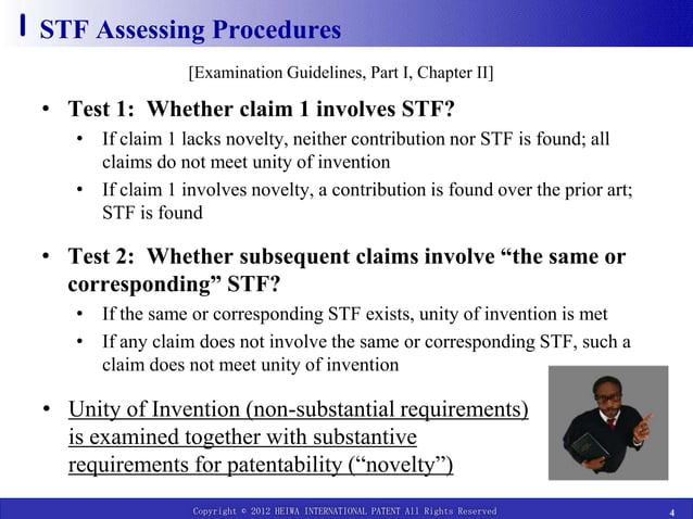Japan Position on Unity of Invention and Examination Practice | PPTX