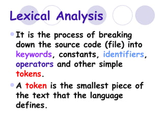 How a Compiler Works ? | PPT