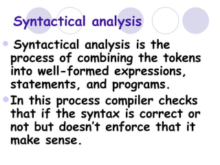 How a Compiler Works ? | PPT
