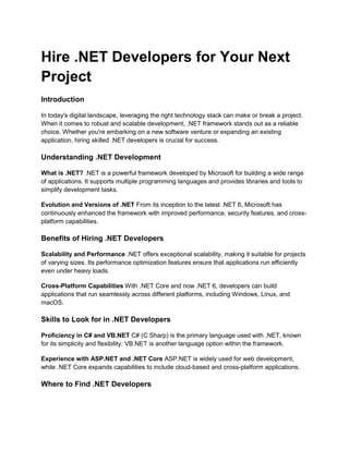 Hire .NET Developers for Your Next Project.pdf
