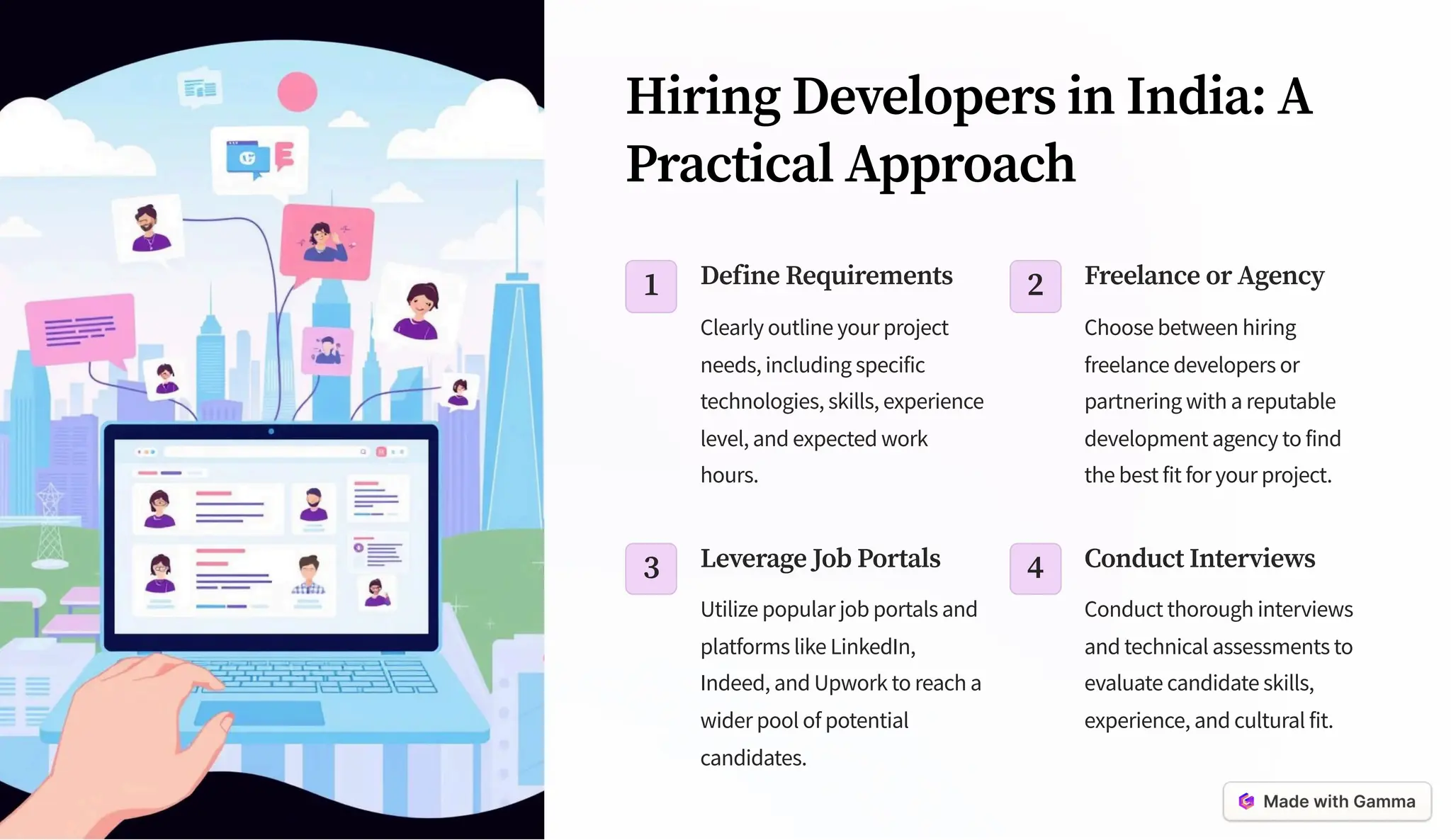 Hire Developers in India - A Complete Guide | PPT