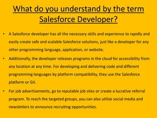 Hire Best Salesforce Developer | PPTX
