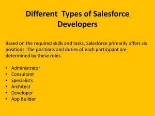 Hire Best Salesforce Developer | PPTX