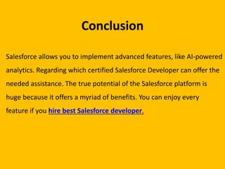 Hire Best Salesforce Developer | PPTX