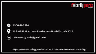 HIRE CROWD CONTROLLERS SECURITY MELBOURNE.pdf