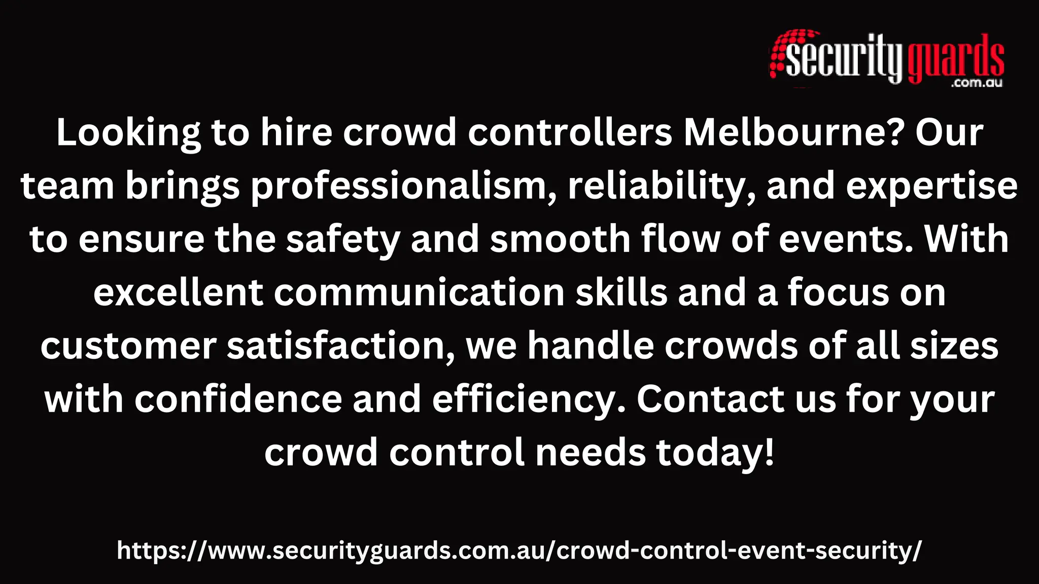 HIRE CROWD CONTROLLERS SECURITYMELBOURNE.pptx