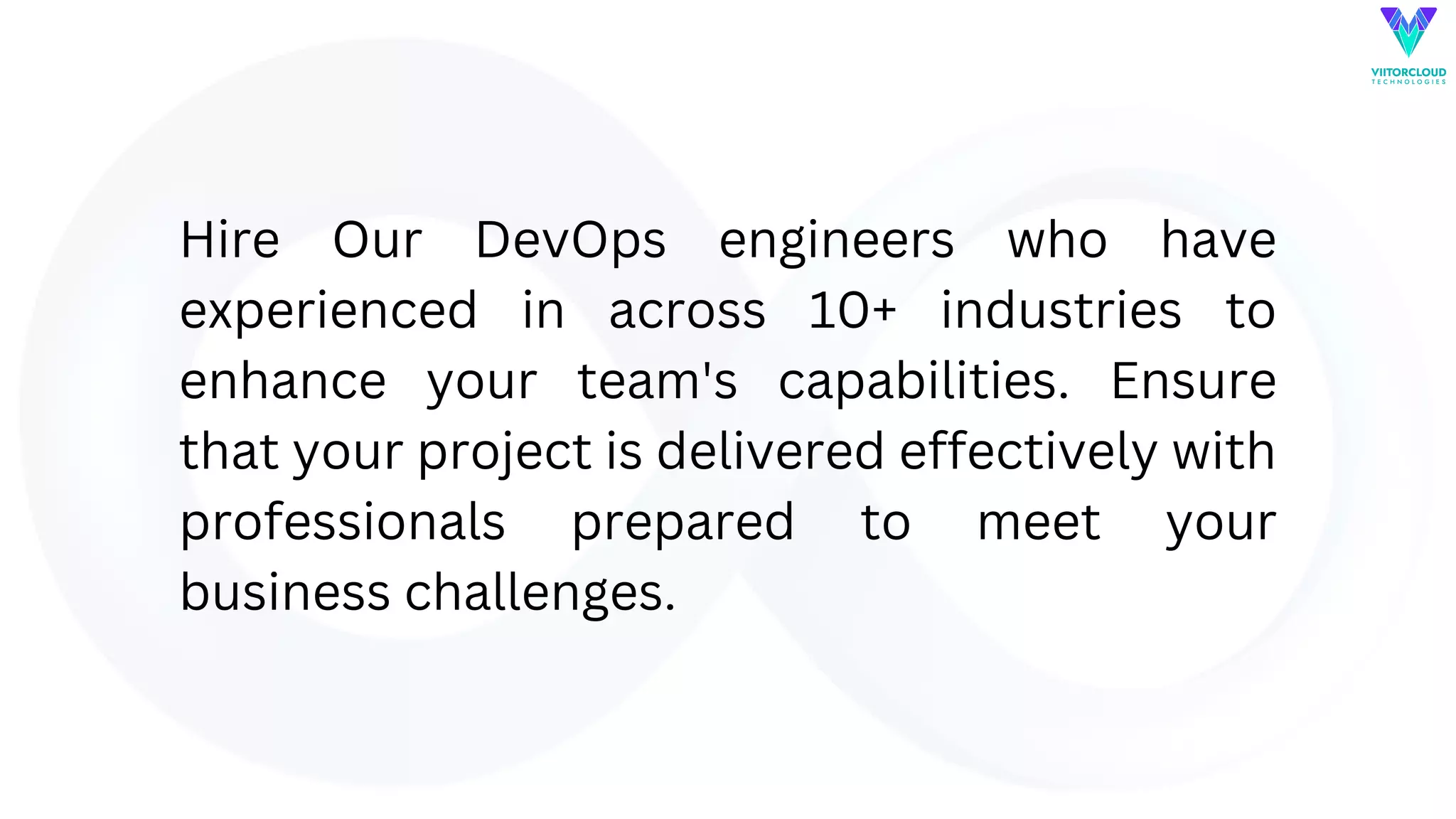 Hire Best Devops Engineer- ViitorCloud Technologies | PPT