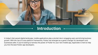 Unlock Your Mobile Potential: Hire Flutter App Developers with AppCodex ...