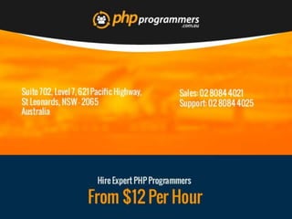 Hire php programmers | PPTX | Web Development | Internet