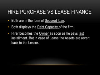 Hire purchase | PPTX | Real Estate Renting and Leasing | Real Estate