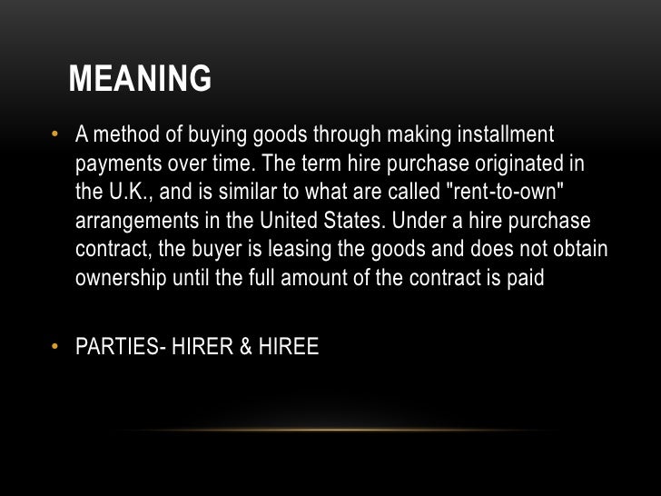Purchased Meaning