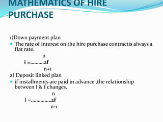 Hire purchase | PPTX