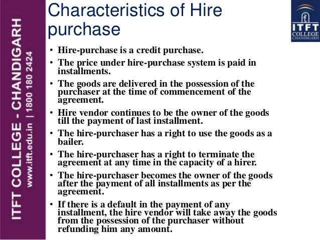 Hire purchase