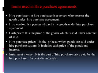 Hire purchase | PPTX