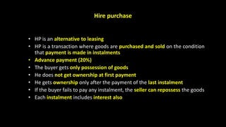 Hire Purchase | PPTX