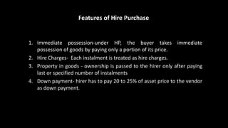 Hire Purchase | PPTX | Real Estate Buying and Selling | Real Estate