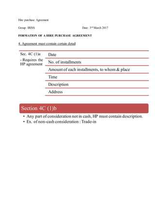 Hire purchase agreement | DOCX